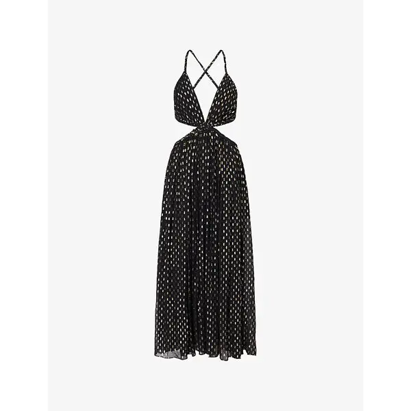 Zimmermann Daylight Braid-trim Woven Midi Dress