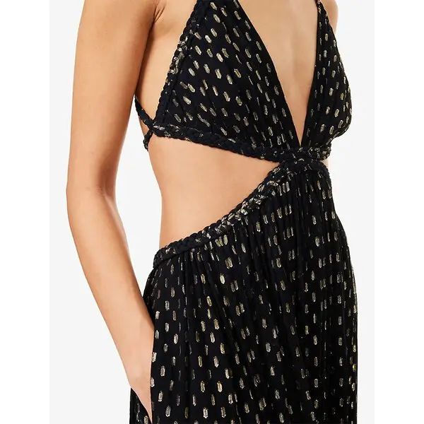 Zimmermann Daylight Braid-trim Woven Midi Dress