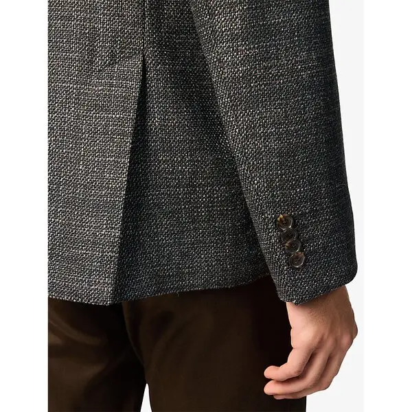 Paul Smith Check-print Single-breasted Wool Blazer