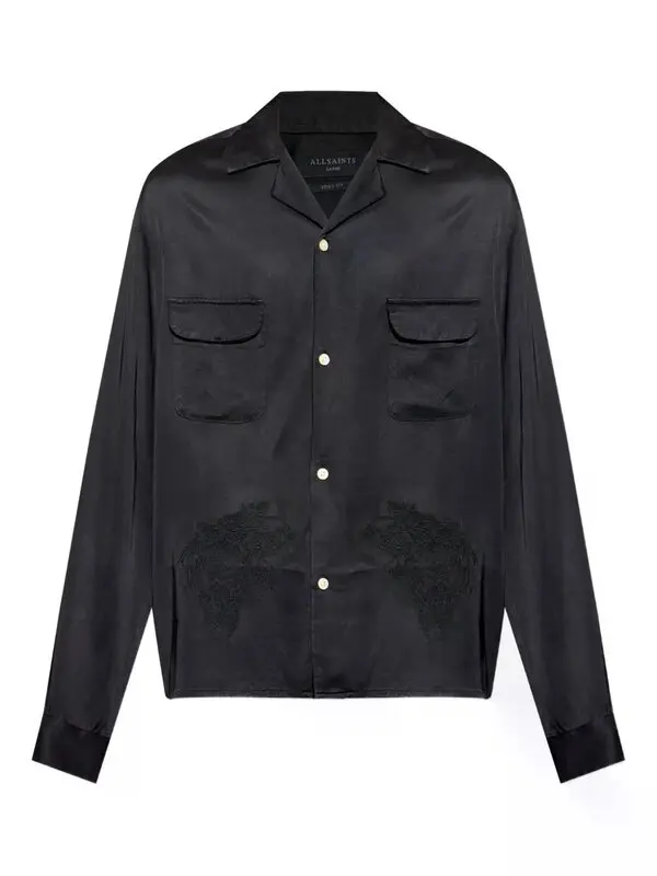ALLSAINTS Yodo Embroidered-detail Shirt
