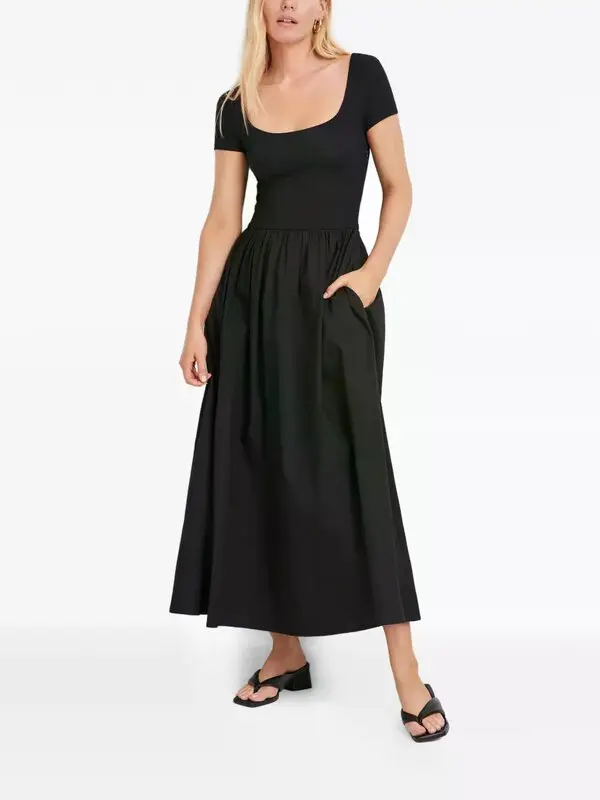 MARCELLA Sierra Short-sleeve A-line Midi Dress