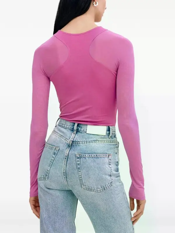 MARCELLA Yada Sheer-panel Top