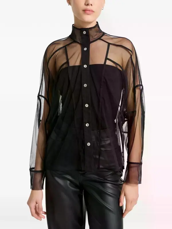 MARCELLA Mesh-seam Shirt
