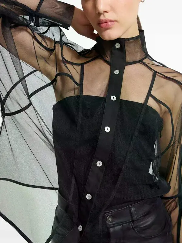 MARCELLA Mesh-seam Shirt