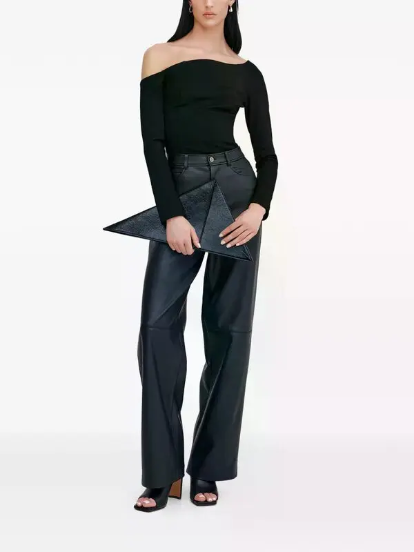 MARCELLA Sylvan One-shoulder Top - Black
