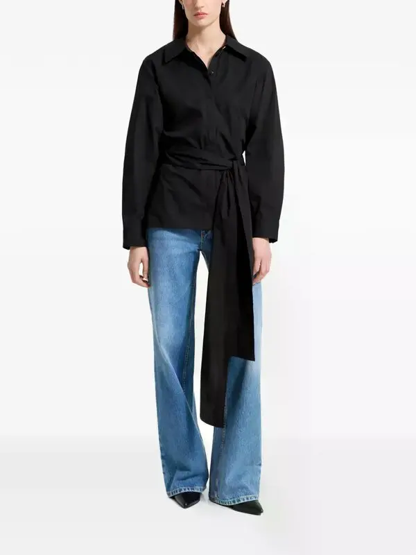 MARCELLA Ellory Cotton Shirt - Black