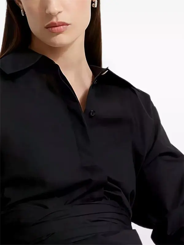 MARCELLA Ellory Cotton Shirt - Black