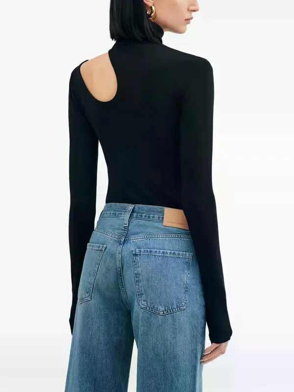 MARCELLA Allegra Turtleneck Cut-out Top