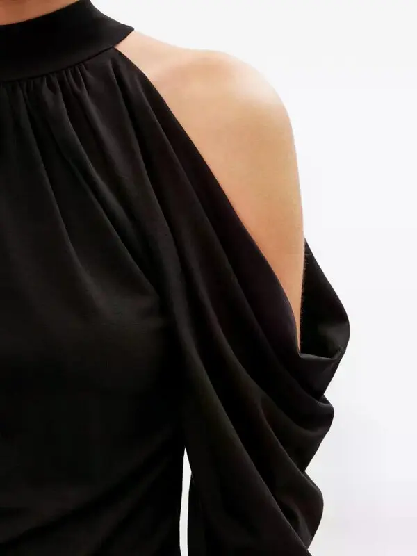 MARCELLA Perry Cold-shoulder Draped Top