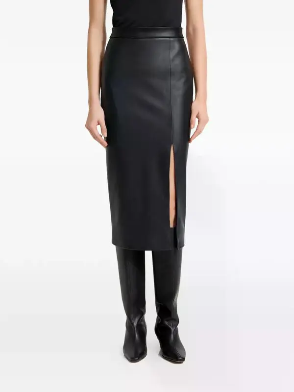 MARCELLA Carly Side-slit Midi Skirt