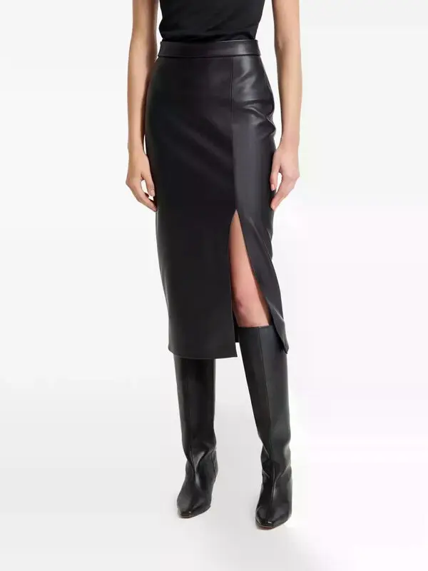 MARCELLA Carly Side-slit Midi Skirt