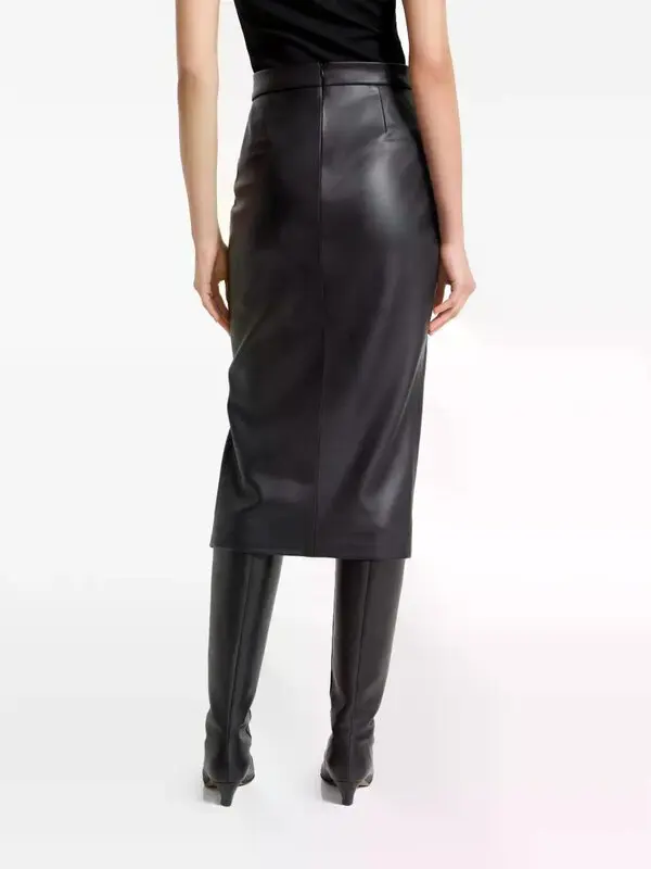 MARCELLA Carly Side-slit Midi Skirt