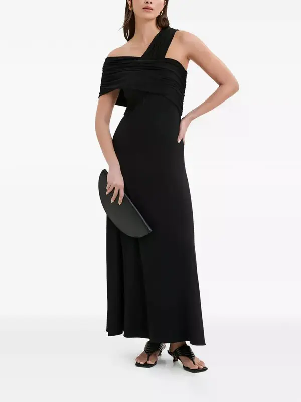 MARCELLA Alyssa Gathered Midi Dress