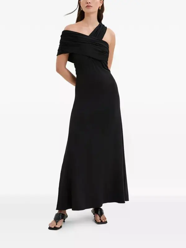 MARCELLA Alyssa Gathered Midi Dress