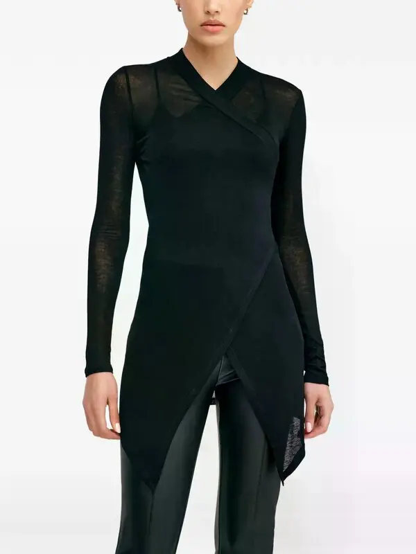 MARCELLA Long-sleeve Top - Black