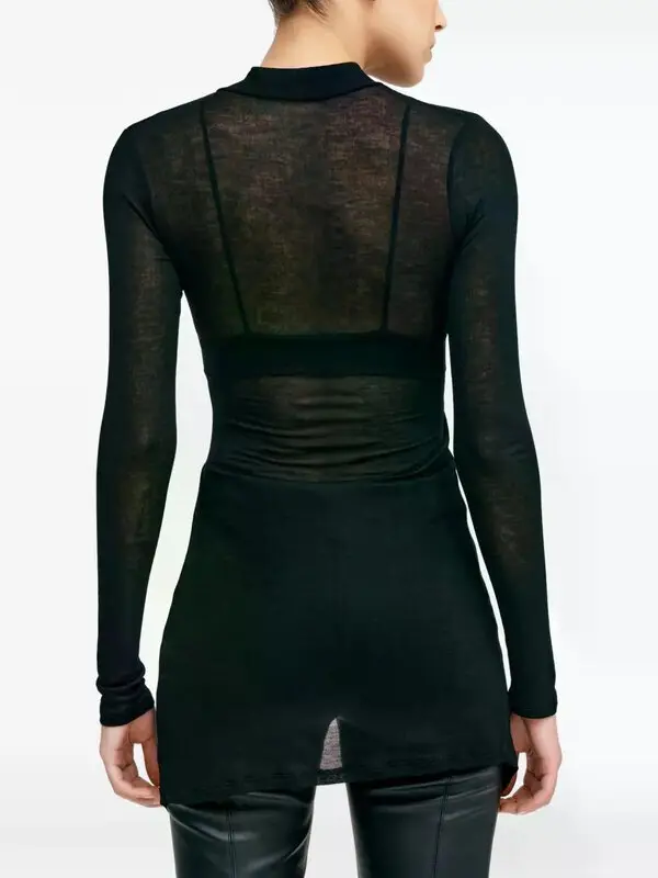 MARCELLA Long-sleeve Top - Black
