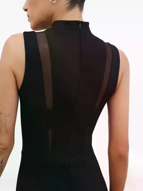 MARCELLA Amelia Mesh-panel Dress