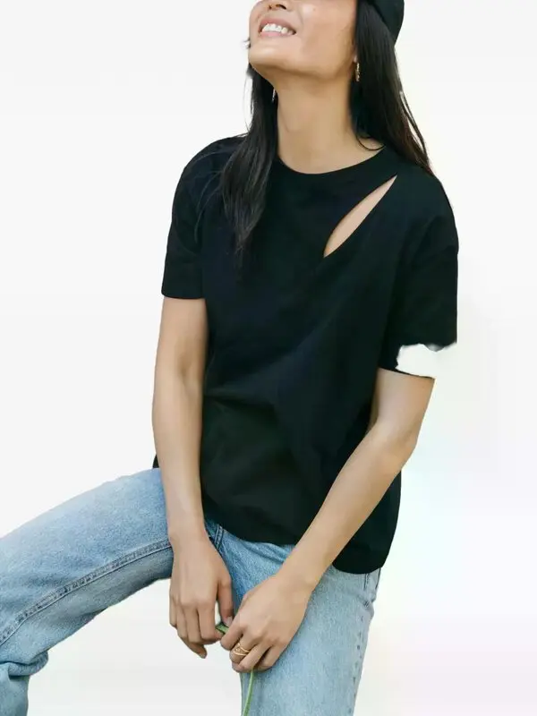 MARCELLA Leonie Cut-out Short-sleeve T-shirt