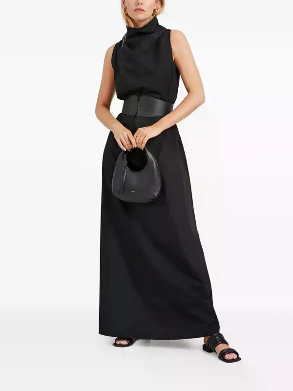 MARCELLA Minna High-neck Maxi Dress - Black