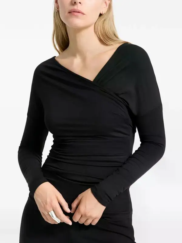 MARCELLA Ruched Wrap Top