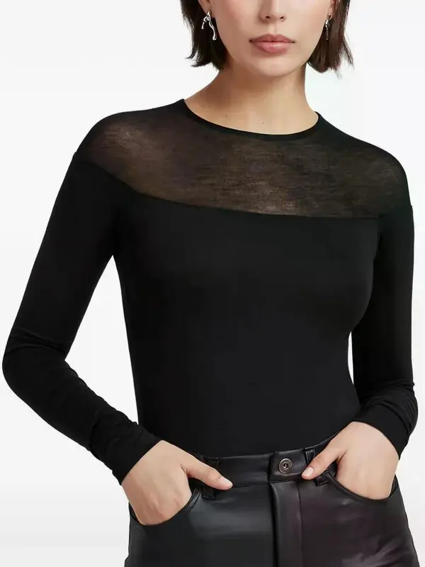 MARCELLA Sheer-panel Top