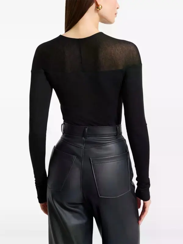MARCELLA Sheer-panel Top