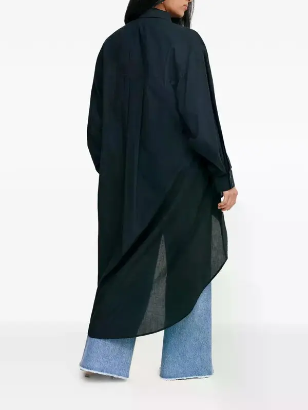 MARCELLA Patchin Button High-low Top