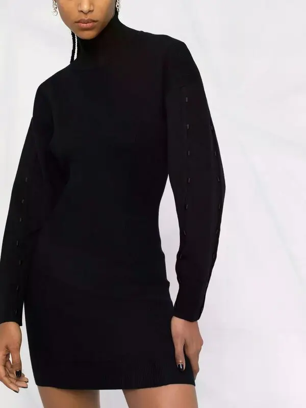 DIESEL® Roll-neck Knit Mini Dress
