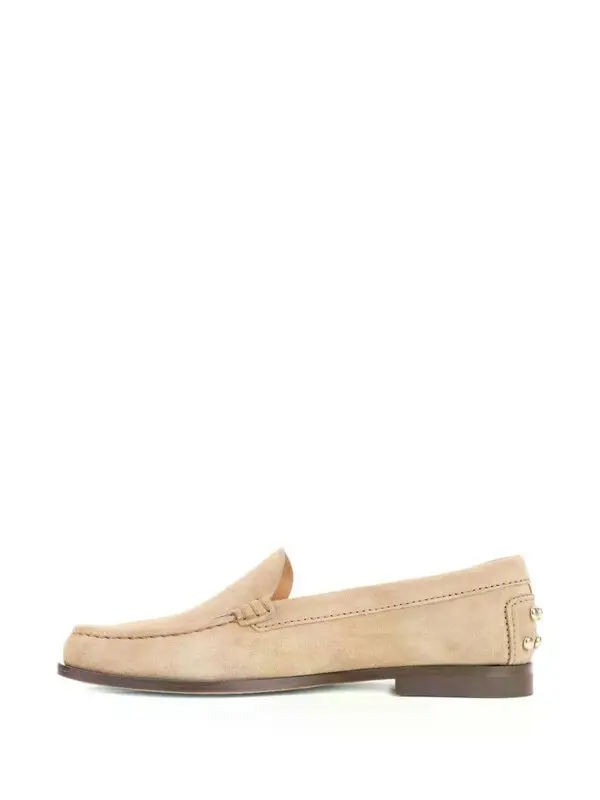 TOD'S Suede Loafers - Neutrals
