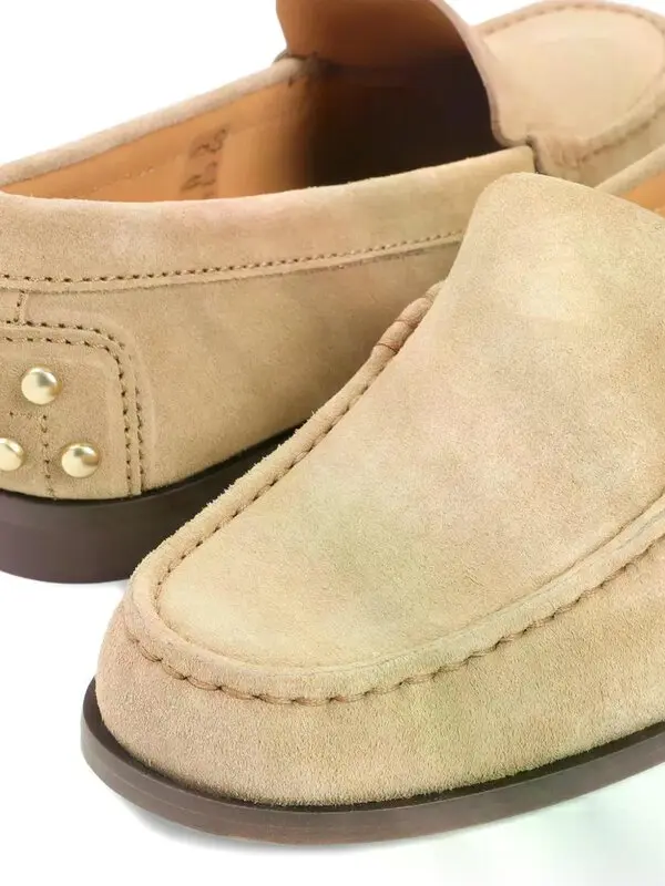 TOD'S Suede Loafers - Neutrals