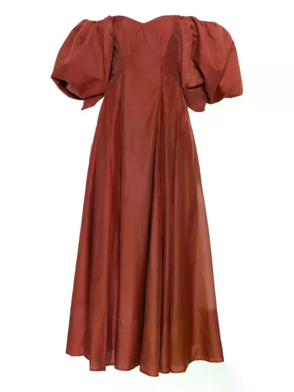 Aje Jardin Puff-sleeve Gown