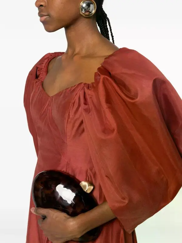 Aje Jardin Puff-sleeve Gown