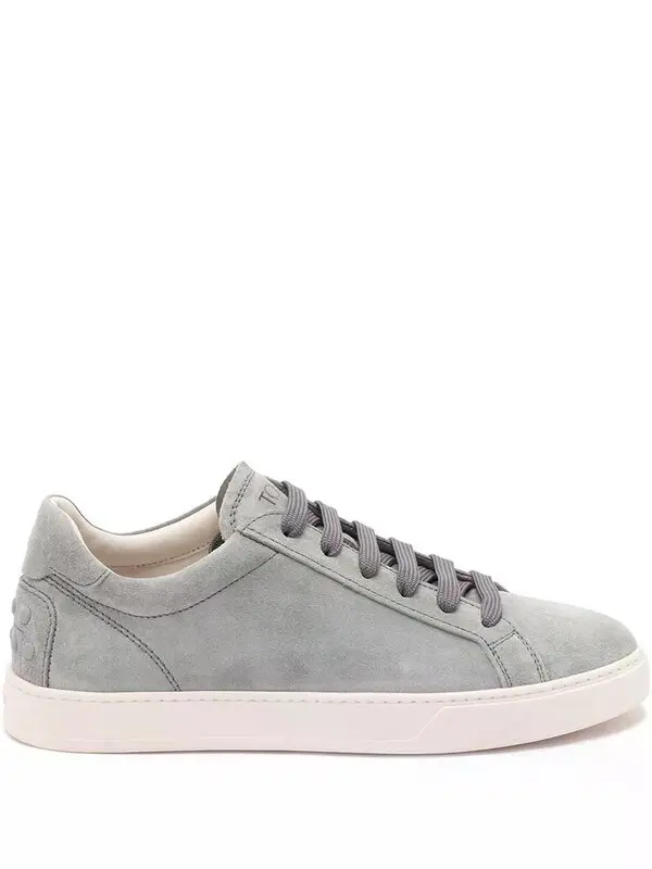 TOD'S Leather Low-top Sneakers - Grey