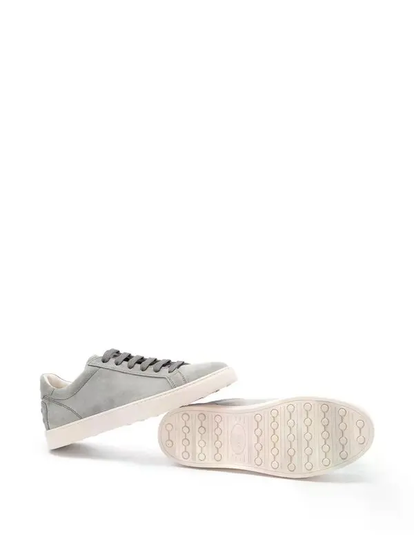 TOD'S Leather Low-top Sneakers - Grey