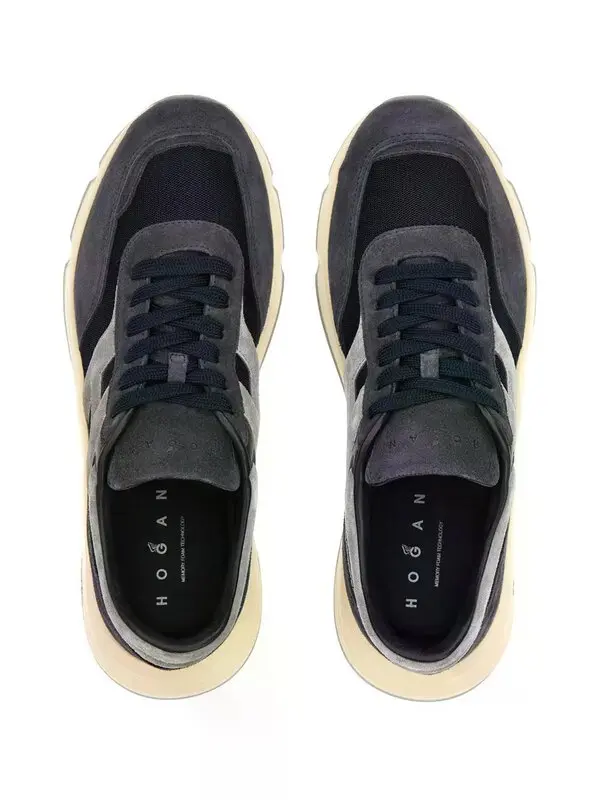 Hogan Hyperlight Leather Sneakers - Blue