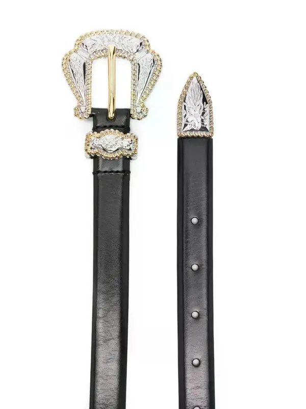 DEHANCHE Santo Buckle Belt - Black