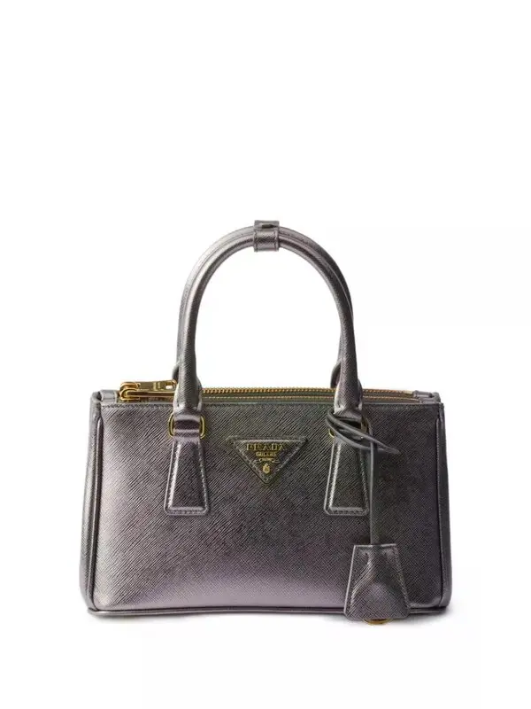 Prada Galleria Saffiano Leather Mini Bag - Grey