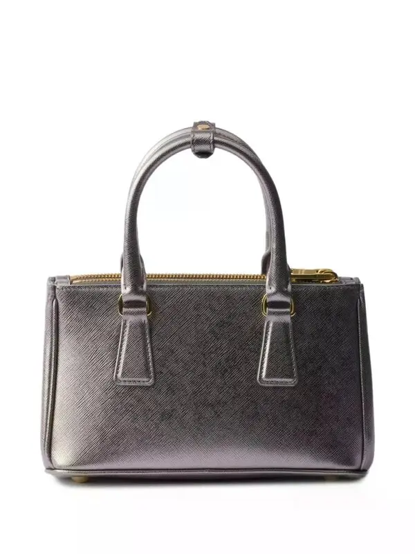 Prada Galleria Saffiano Leather Mini Bag - Grey