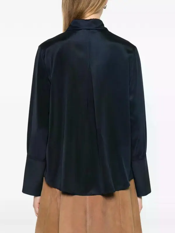 Max Mara Mxpvoliera Long-sleeve Blouse - Blue