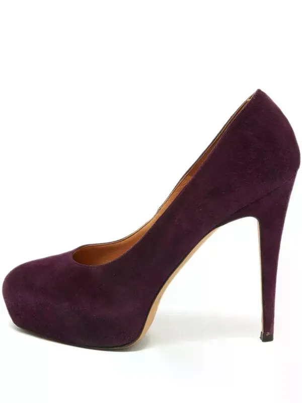 Brian Atwood 125mm Suede Platform Pumps