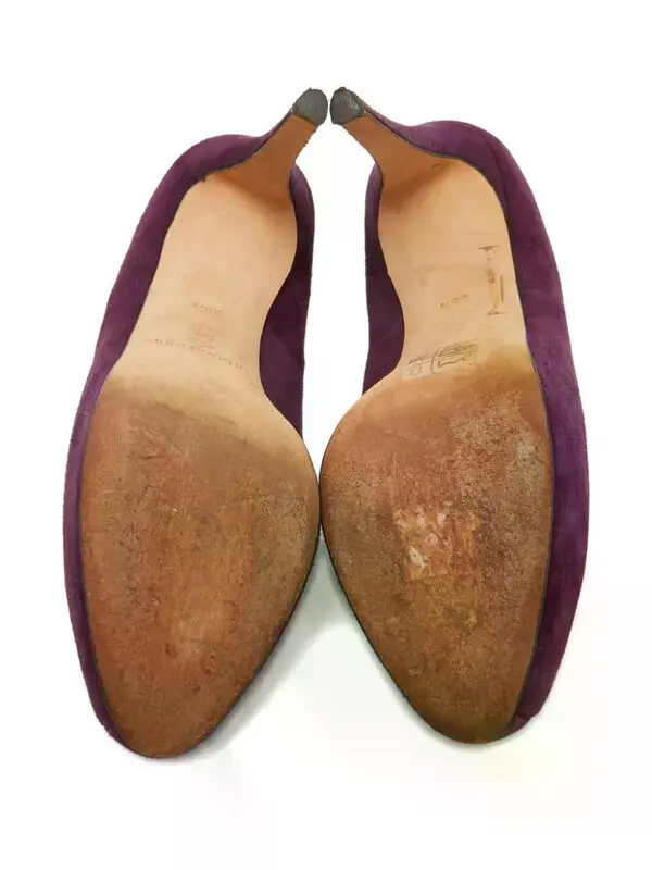 Brian Atwood 125mm Suede Platform Pumps