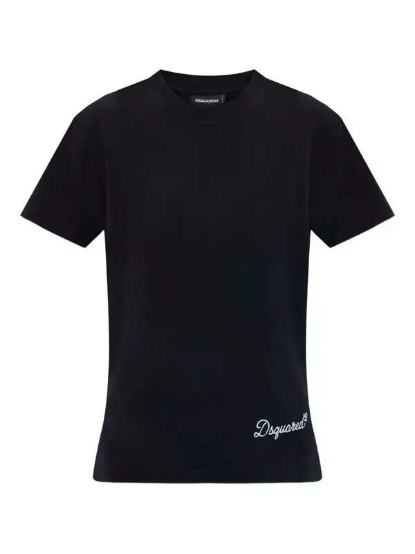 Dsquared2 Embroidered Logo Cotton T-shirt