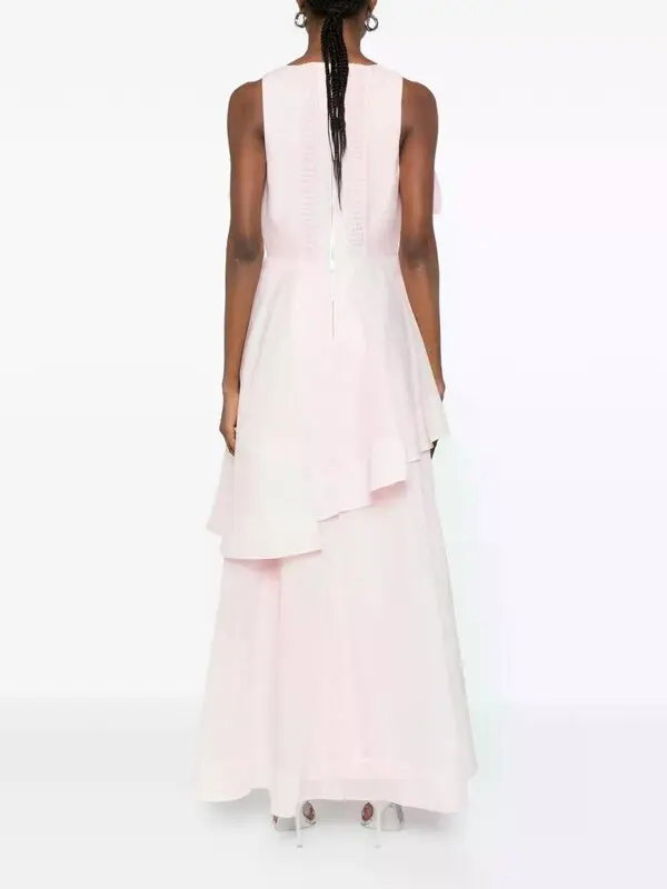 Aje Selestia Ruffled Layered Midi Dress