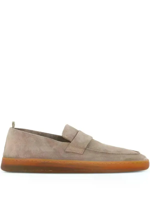 Officine Creative Herbie Suede Loafers - Neutrals