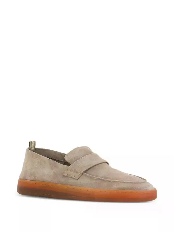 Officine Creative Herbie Suede Loafers - Neutrals
