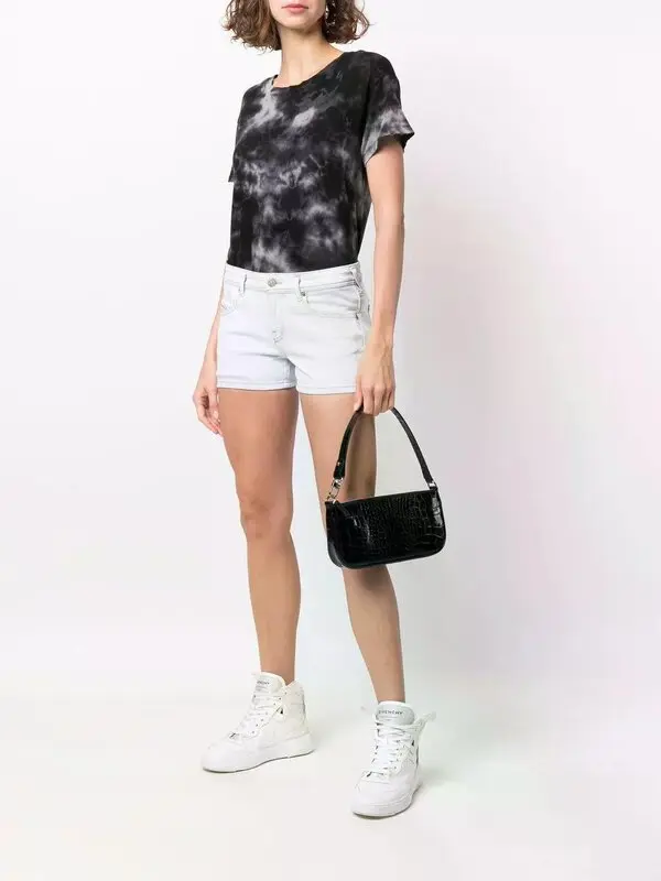 DIESEL® Low-rise Light-wash Denim Shorts