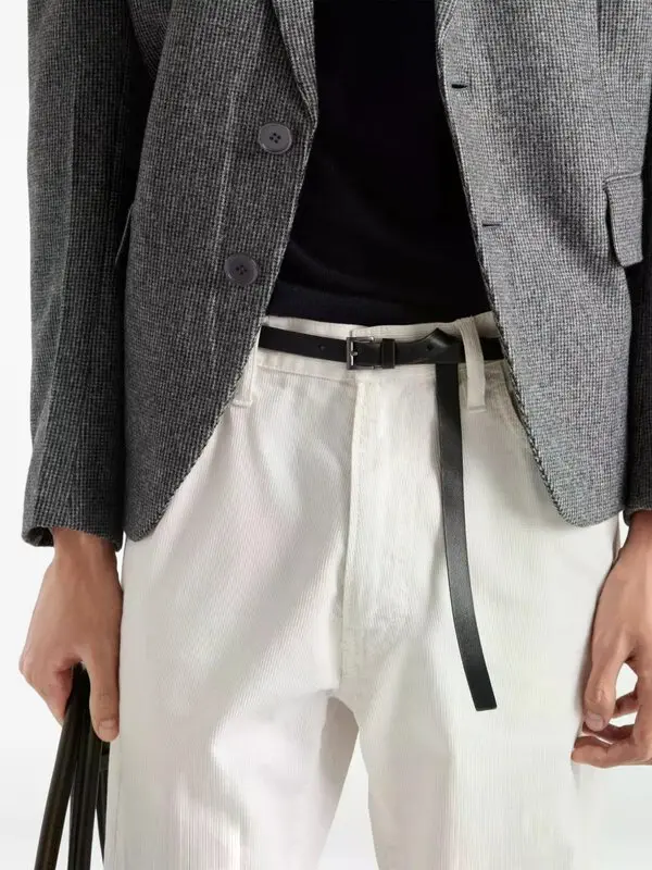 Prada Leather Belt - Black