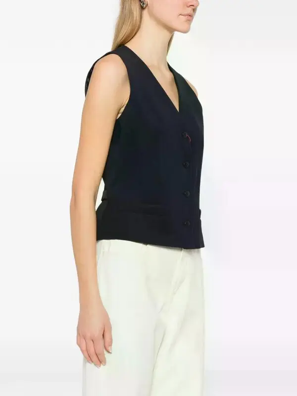 Max Mara Buttoned V-neck Gilet