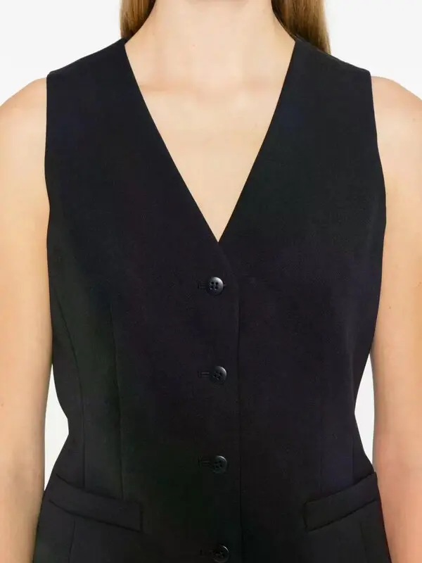 Max Mara Buttoned V-neck Gilet
