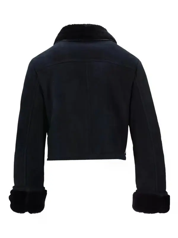 LA ROSE Long-sleeve Leather Jacket